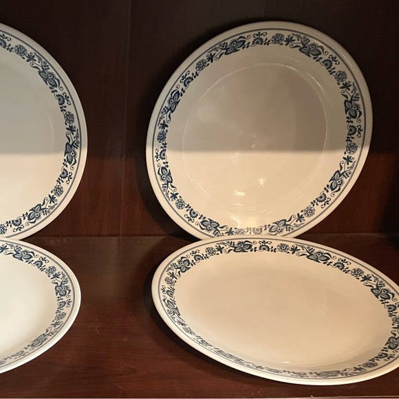 Corelle | Dining | Vintage Corelle Old Towne Blue Onion Pattern 4 ...